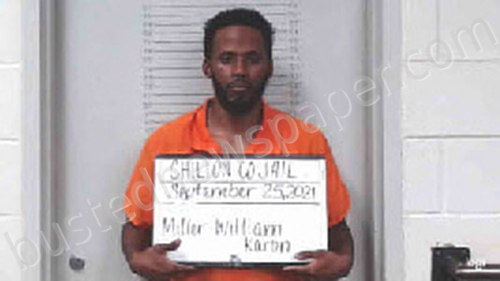 Miller, William Karon | 2021-09-25 12:56:00 Chilton County, Alabama Booking