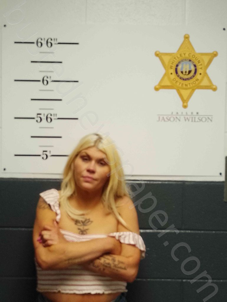 Perdue, Brittany | 2025-05-02 Whitley County, Kentucky Booking