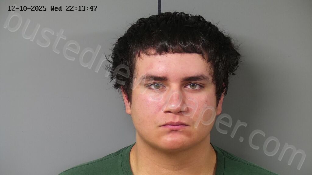 Gutierrez, Isaiah James | 2025-12-10 20:52:18 Fayette County, Ohio Booking