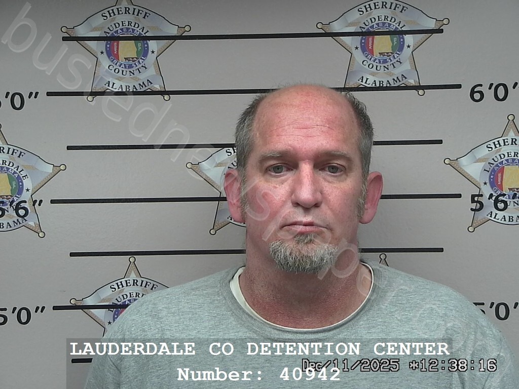Baskins, Jason Roy | 2025-12-11 09:54:00 Lauderdale County, Alabama Booking