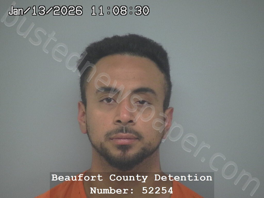 Alan Ney Cruz | 2026-01-13 11:06:50 Beaufort County, South Carolina Booking