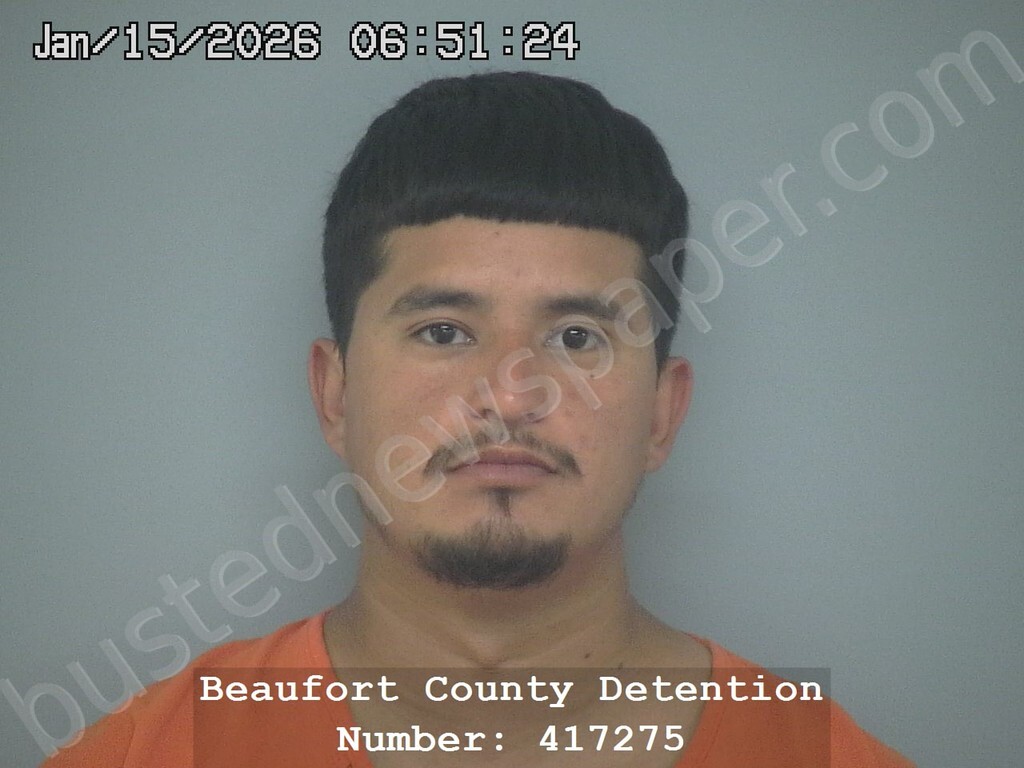 Jose Gadalupe Suarez Galvan | 2026-01-15 06:47:23 Beaufort County ...